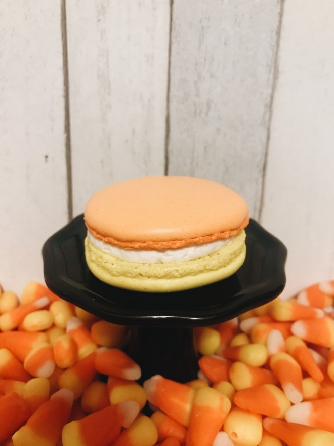 Candy Corn Macarons